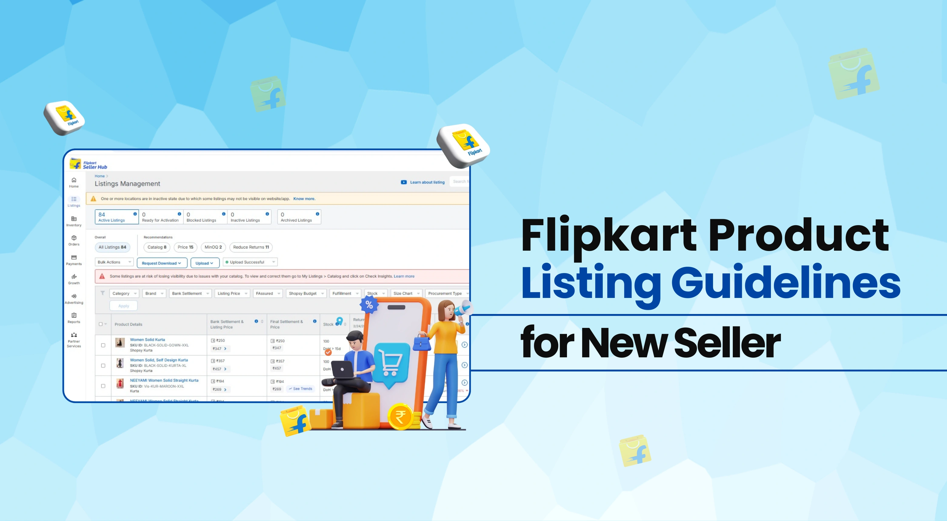 Flipkart Product Listing Guidelines for New Seller